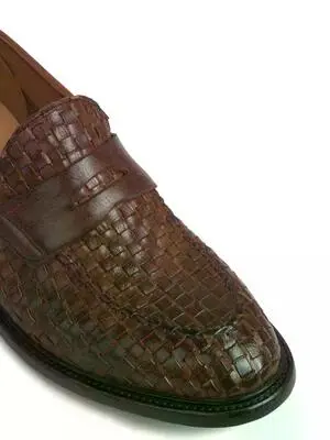 GREEN GEORGE Interwoven Loafers