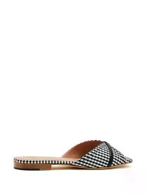 MALONE SOULIERS Check-pattern Slides