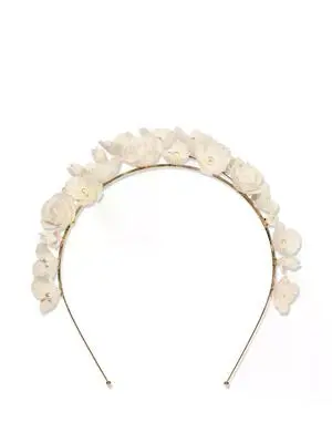 JENNIFER BEHR Cameryn Tiara - Neutrals