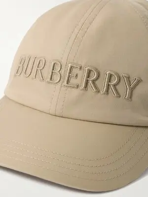 Burberry Embroidered Cotton-twill Baseball Cap