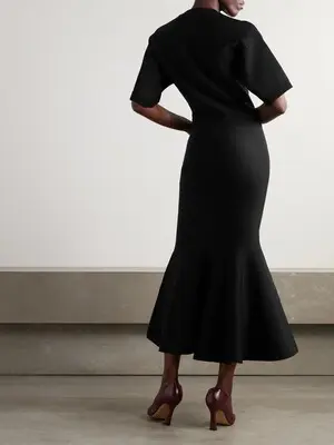 AMI Paris Knitted Midi Dress