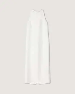 Veronica De Piante Helene Dress In Washed Mikado Silk