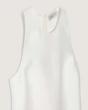 Veronica De Piante Helene Dress In Washed Mikado Silk