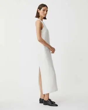 Veronica De Piante Helene Dress In Washed Mikado Silk