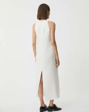 Veronica De Piante Helene Dress In Washed Mikado Silk