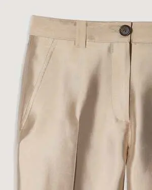 Veronica De Piante Avery Trousers In Mikado Silk