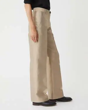 Veronica De Piante Avery Trousers In Mikado Silk
