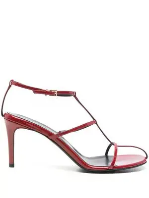 Khaite 75mm Cage Sandals - Red