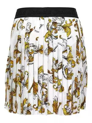 Versace Printed Pleated Skirt