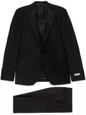 Canali Wool Suit - Black