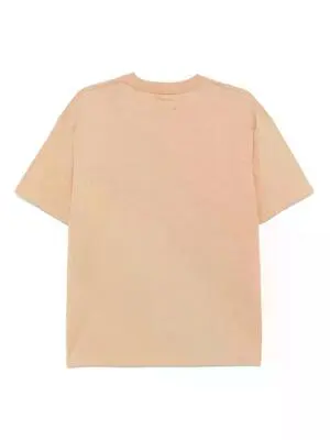 Izzue Logo-embroidered T-shirt - Neutrals