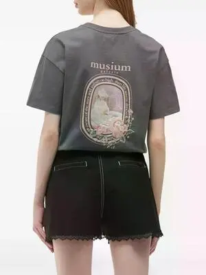 MUSIUM DIV. Logo-print T-shirt - Grey