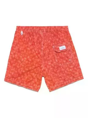 BARBA NAPOLI Graphic-print Swim Shorts