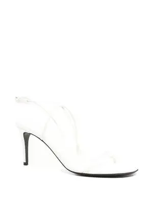 Khaite 75mm Loop Sandals - White