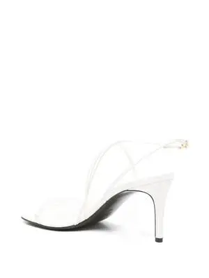 Khaite 75mm Loop Sandals - White