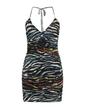 Just Cavalli Mini Dress With Zebra Print