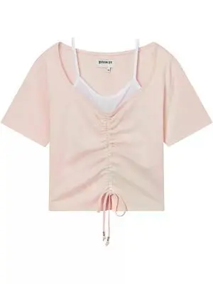 MUSIUM DIV. Layered T-shirt - Pink