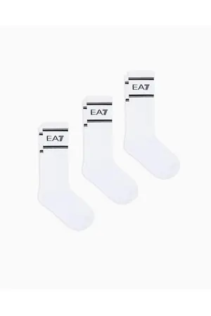 EA7 Dynamic Athlete Socks Pack Of 3 - White