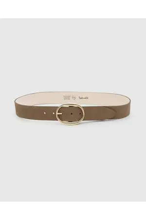 Splendid Splendid Wide Suede Belt Gold