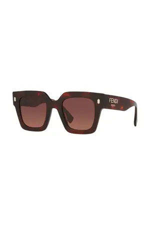 Fendi Square Frame Sunglasses - Brown