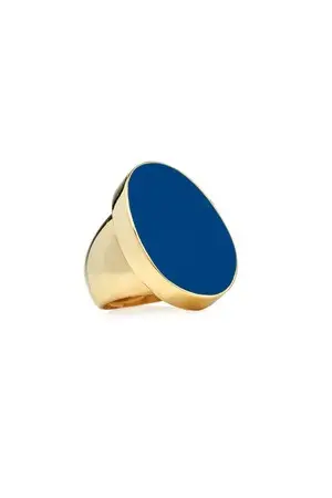KENNETH JAY LANE Kidney Ring - Blue