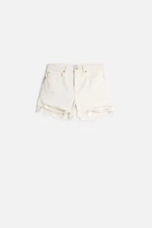 7 For All Mankind Monroe Long Denim Shorts - Black