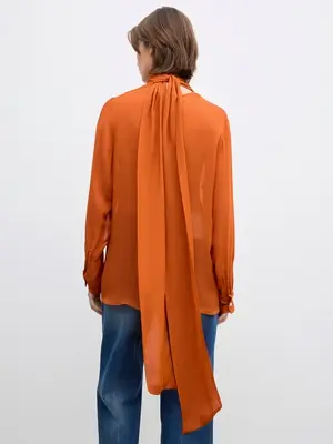 HOUSE OF DAGMAR Scarf Blouse
