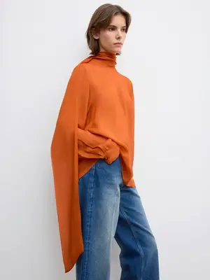HOUSE OF DAGMAR Scarf Blouse