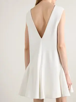 Khaite Mel Crepe Mini Dress