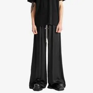 Rick Owens Wide Leg Trousers With Drawstring