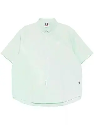 AAPE BY *A BATHING APE Aapenow Moonface-logo Shirt - Green