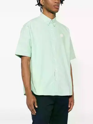 AAPE BY *A BATHING APE Aapenow Moonface-logo Shirt - Green