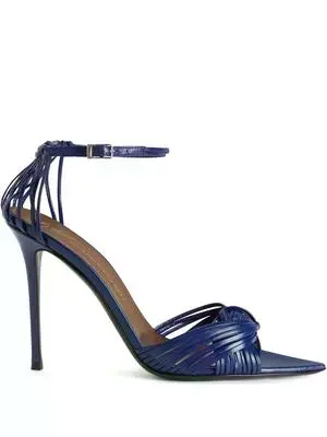 GIUSEPPE ZANOTTI 105mm Intriigo Knot Sandals - Blue