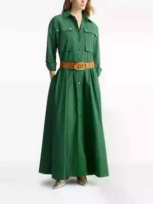 Liu Jo Button-front Utility Maxi Dress
