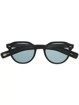 EYEVAN7285 Lubine Round-frame Sunglasses - Black