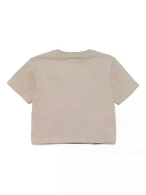 Izzue Embroidered T-shirt - Neutrals