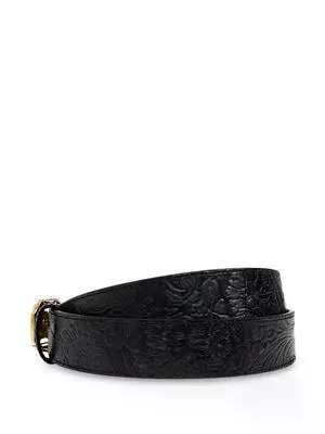 Versace Medusa Embossed Leather Belt