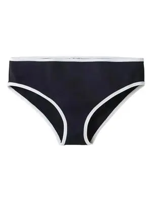 Miu Miu Technical-knit Bikini Bottom - Blue