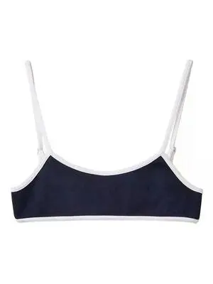Miu Miu Technical-knit Swimsuit Top - Blue