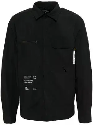 Izzue Utility Shirt Jacket - Black