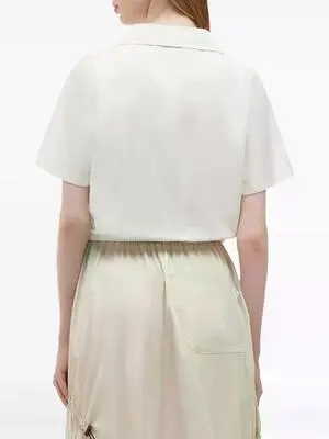 MUSIUM DIV. Logo-embroidered Shirt - White