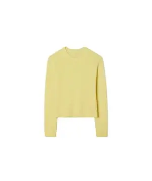 Tory Burch Cashmere Silk Sweater - Soft Lumen