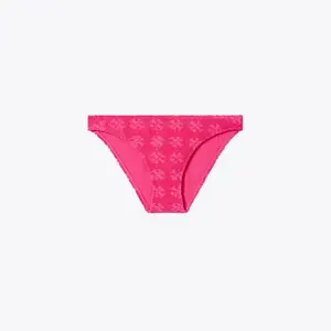 Tory Burch Terry Logo Bikini Bottom - Bold Pink