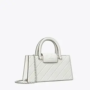 Tory Burch Fleming East-west Tote - Blanc
