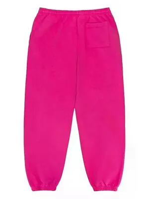 SP5DER Logo-print Magenta Track Pants