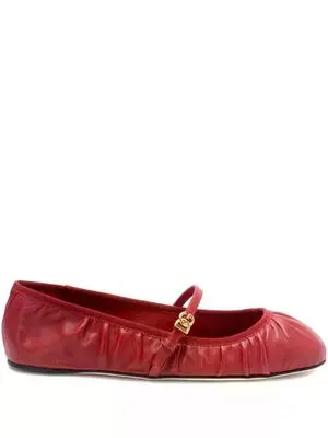 Dolce & Gabbana Round Toe Flats For Women
