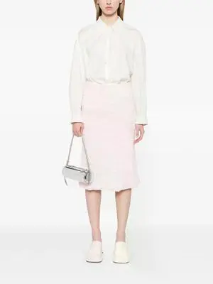 JIL SANDER Crepe Jersey Midi Skirt