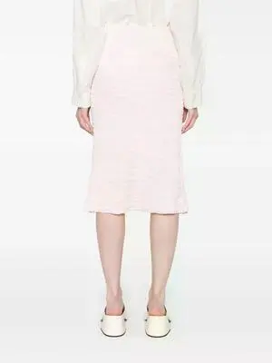 JIL SANDER Crepe Jersey Midi Skirt