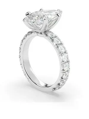 TILLA 14kt Gold Diamond Ring - Silver