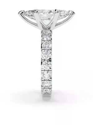 TILLA 14kt Gold Diamond Ring - Silver